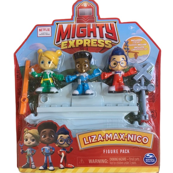 Spin Master | Toys | New Mighty Express Action Figure Liza Max Nico A ...